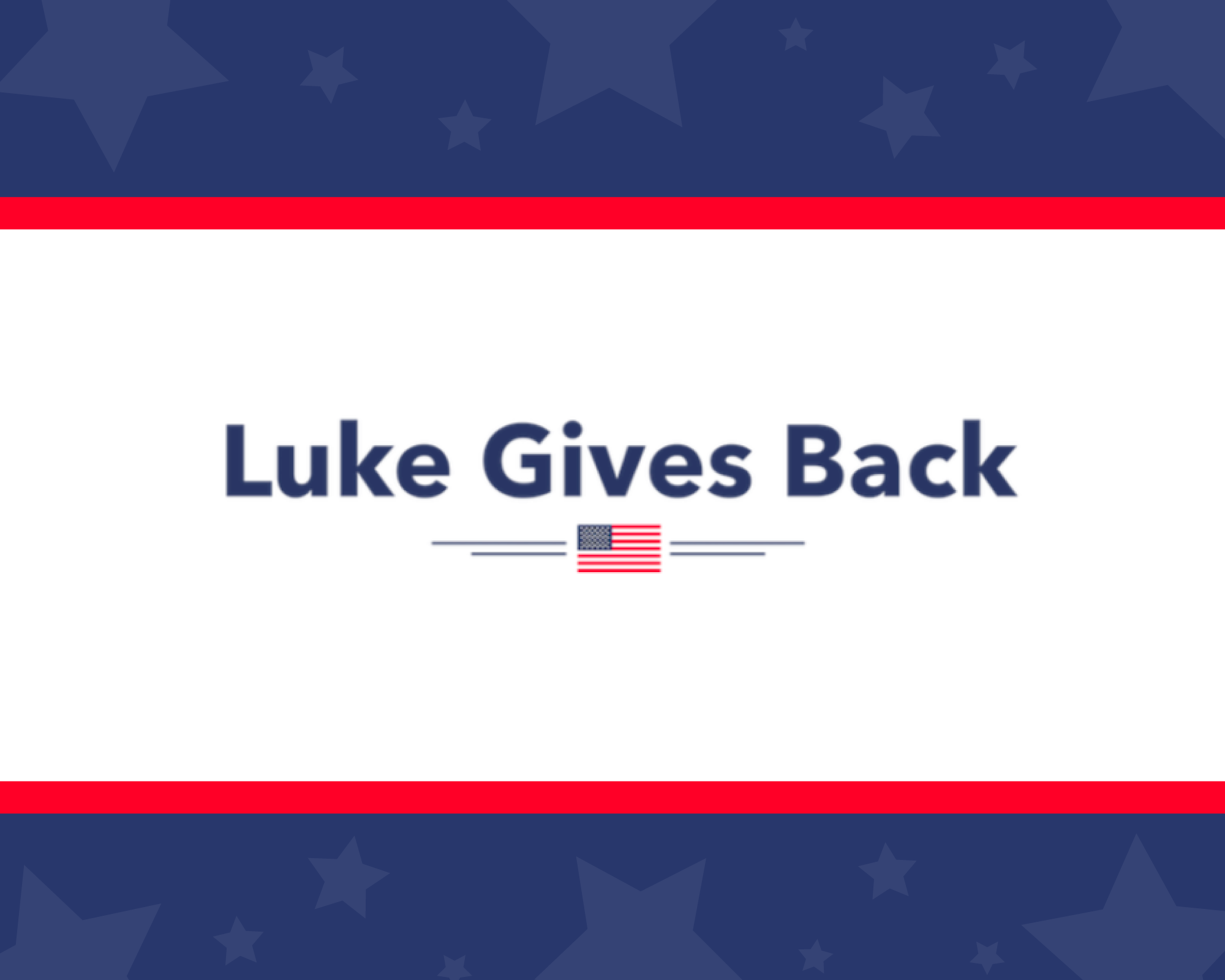 Giveaway Website for E3 Ranch Foundation’s ‘Luke Gives Back’ Promotion ...